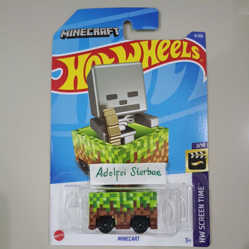 Jual hotwheels hot wheels minecart mine cart minecraft mine craft edisi ...