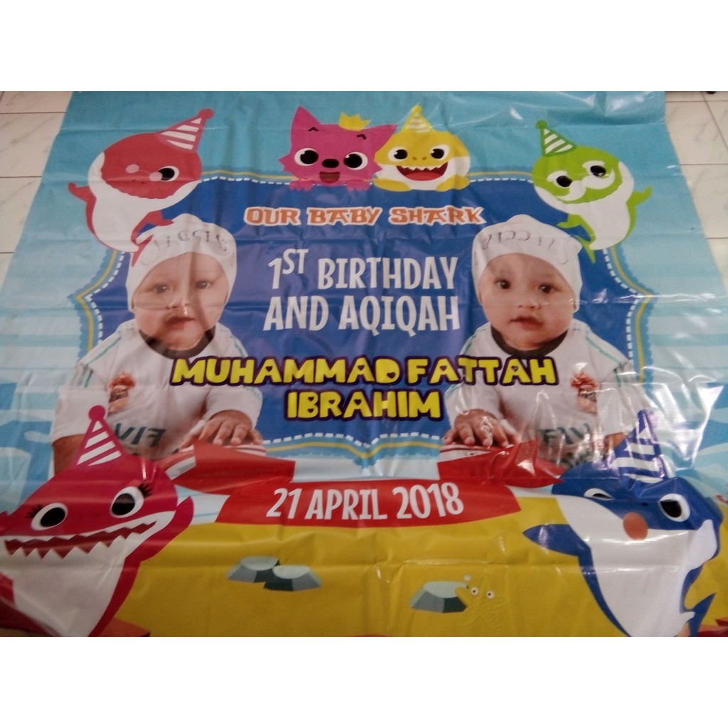 Jual banner ultah backdrop ulangtahun spanduk custom | Shopee Indonesia