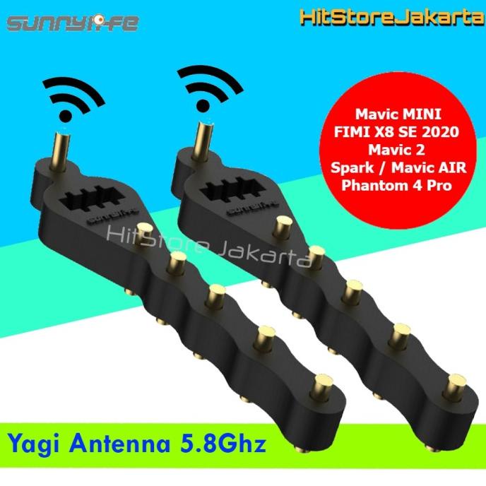 Jual DJI Mavic Mini Yagi Antena DJI Spark Air Signal Booster Penguat ...