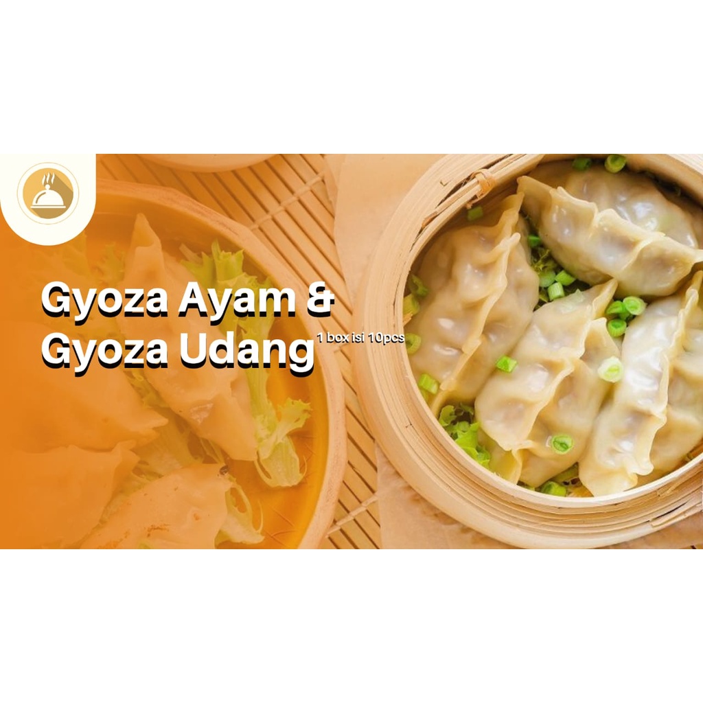 Jual Gyoza Ayam Dan Gyoza Udang ( Frozen Food ) 1 pack isi 10 pcs ...