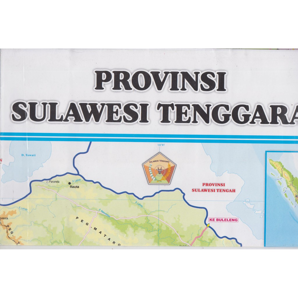 Jual Peta Lipat Sulawesi Utara Peta Gorontalo Peta Makasar Peta ...