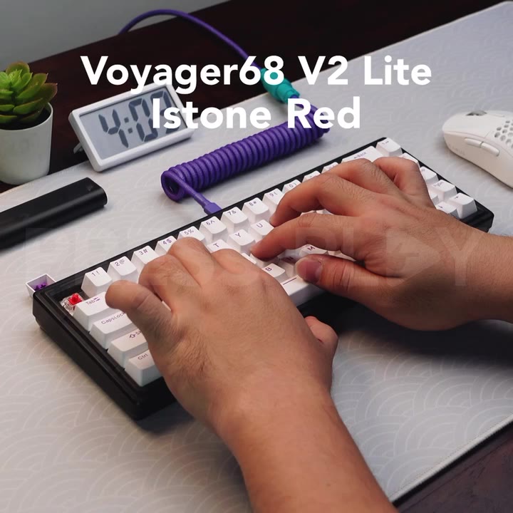 Jual VOYAGER68 Lite 65% 67-key Mechanical Keyboard by Press Play ...