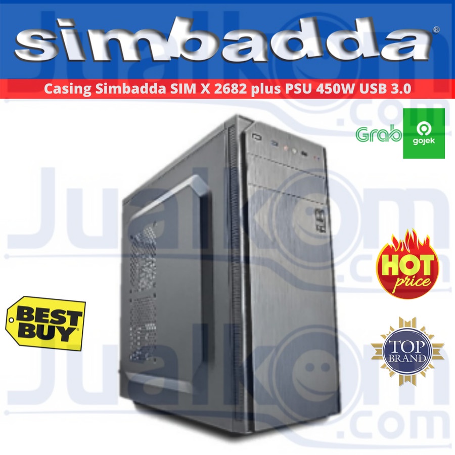 Jual Casing Simbadda SIM X 2682 + PSU 450W USB 3.0 | Shopee Indonesia