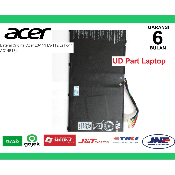 Jual Baterai Original Acer E3-111 E3-112 Es1-511 AC14B18J | Shopee Indonesia