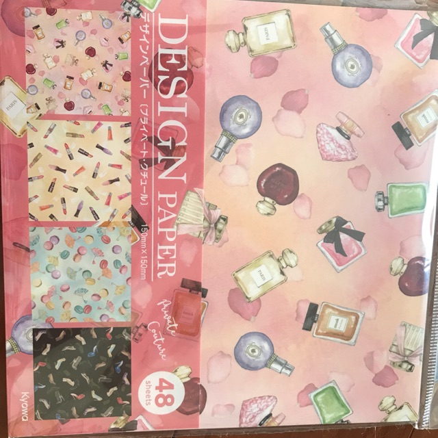 Jual Kertas Scrapbook - design paper - ukuran 15x15 - merk kyowa japan ...