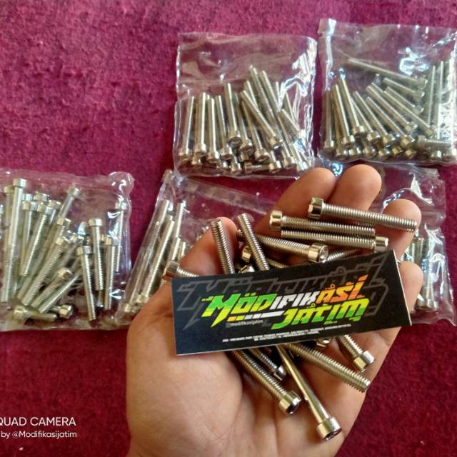 Jual Baut L set Tiger Megapro mp GL CB set kalter kanan kiri | Shopee Indonesia