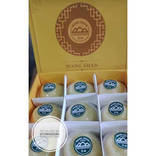 Jual BUAH PIR GOLDEN WANG SHAN / PEAR JEPANG MANIS GIFT GROSIR 1 DUS ...
