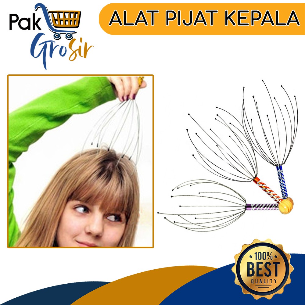 Jual Alat Pijat Kepala Gurita 12 Titik Akupuntur Bokoma Massage Head ...