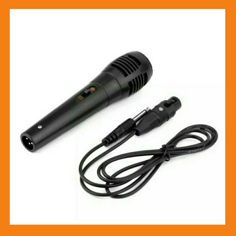 Jual MICROPHONE KABEL KARAOKE COLOKAN LUBANG BESAR MIC KARAOKE KABEL ...