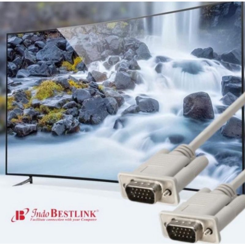 Jual Kabel VGA 1,8 meter / kabel VGA 3+5 1,8meter / VGA to VGA 1,8meter Digital VGA | Shopee ...