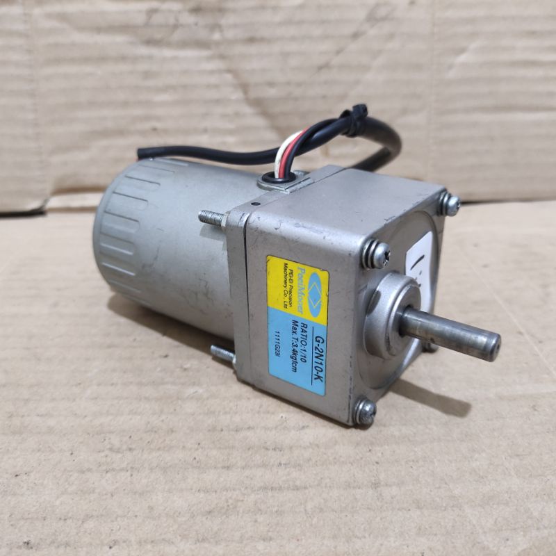 Jual peeimoger motor gearbox 220V AC 6W ratio 1:10 speed control motor ...