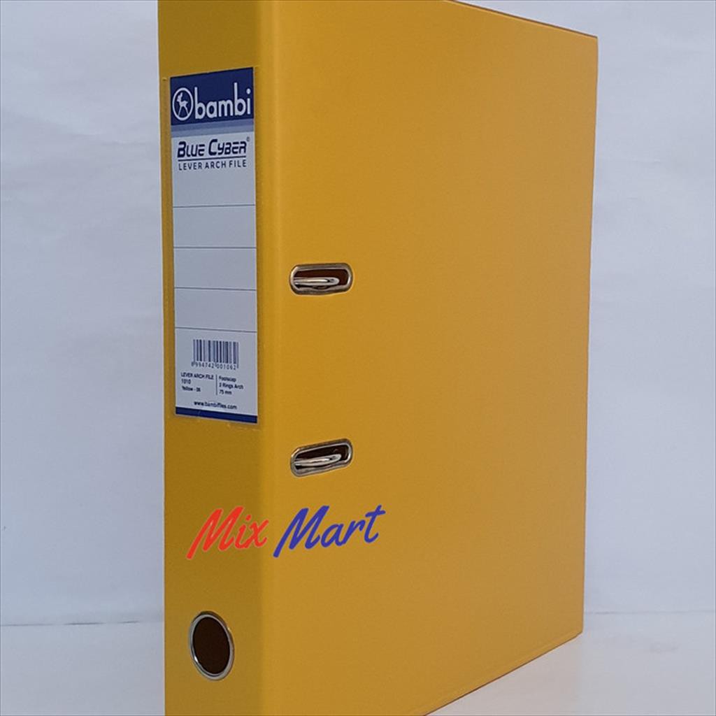 Jual Bambi 1010 Folio 75 MM Folio. 2 Ring Arch File. Colour | Shopee Indonesia