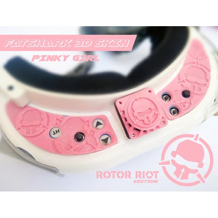 Jual Fatshark HD2 HD3 HDO Rotor Riot 3d Skin 3D printing (PINKY GIRL ...
