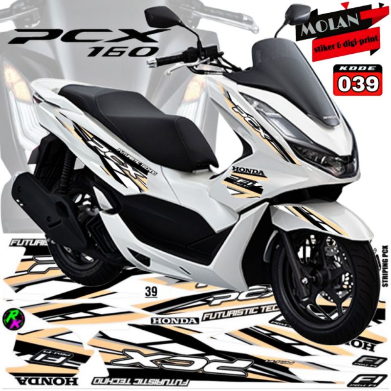 Jual Decal Sticker Striping Variasi All New Honda PCX 160 - New PCX 160 ...