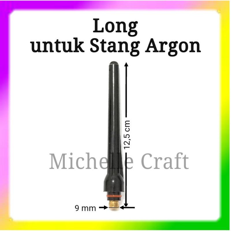 Jual Long Panjang stang las argon long back cap stainless steel | Shopee Indonesia