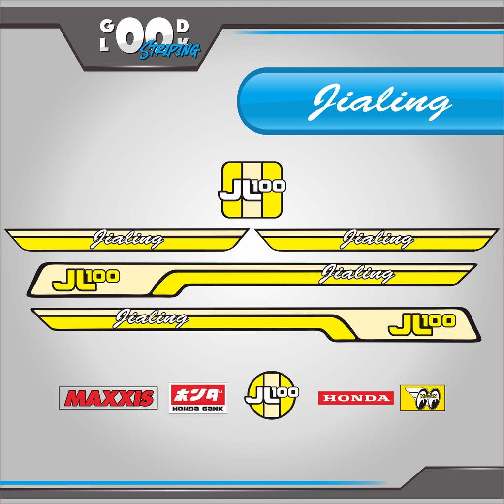 Jual STRIPING STIKER LIS ASTREA GRAND JIALING JL100 SUPER CUB JEPANG JAPAN | Shopee Indonesia