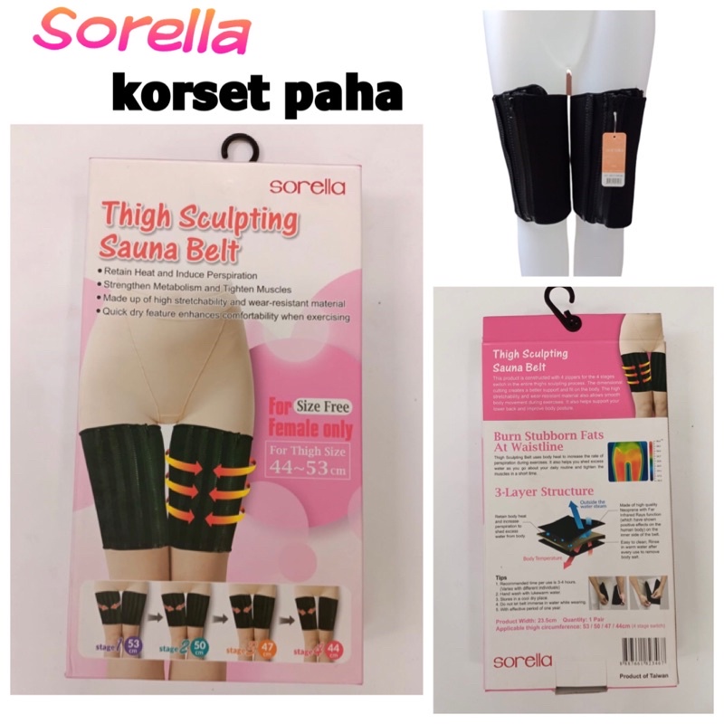 Jual korset paha sauna belt sorella dengan box | Shopee Indonesia