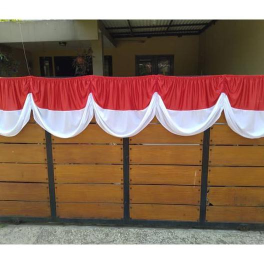 Jual BENDERA BACKDROP MERAH PUTIH UKURAN 5 METER MURAH | Shopee Indonesia