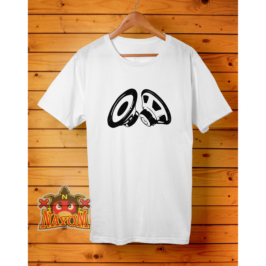 Jual kaos musik audio sound system baju bergambar speaker | Shopee ...