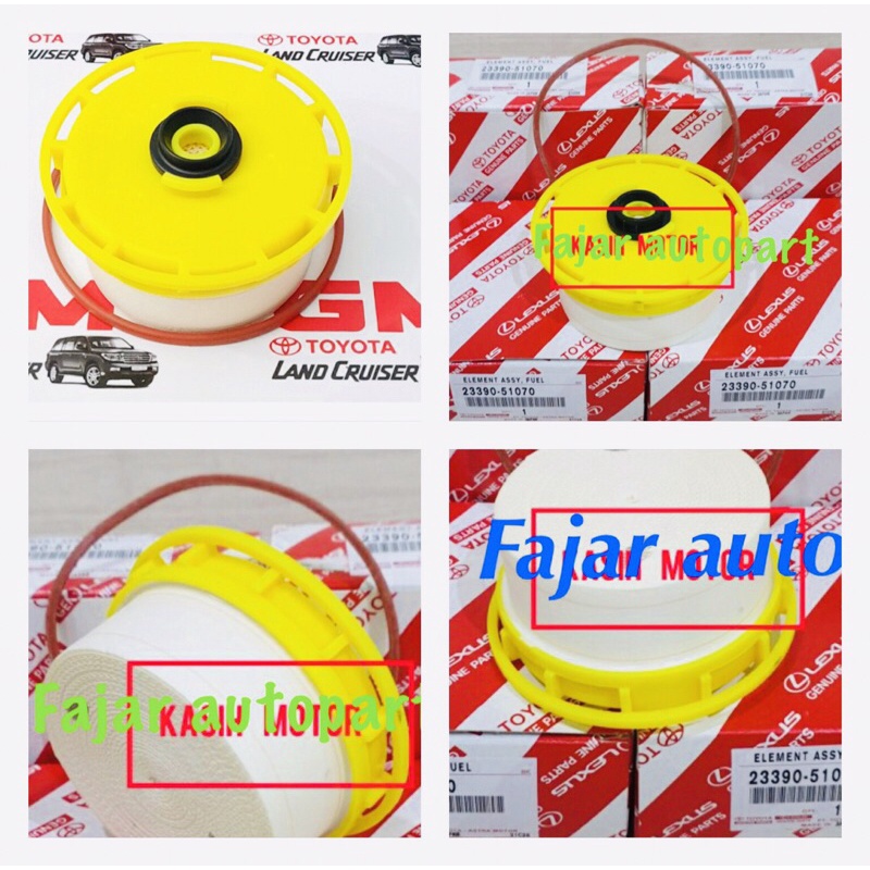 Jual Filter solar toyota Land Cruiser LC200 VC200 VX200 (ASLI) ORIGINAL ...