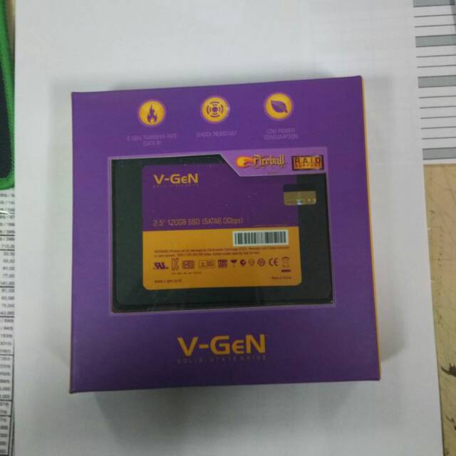 Jual SOLID STATE DRIVE / SSD VGEN / V-GEN 120GB ORIGINAL DAN BERGARANSI ...