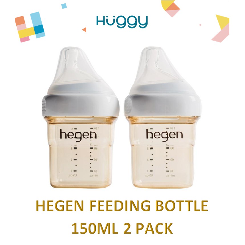 Jual HEGEN Botol Susu PCTO 150ml/5oz Feeding Bottle PPSU (2 PACK 150ML) | Shopee Indonesia