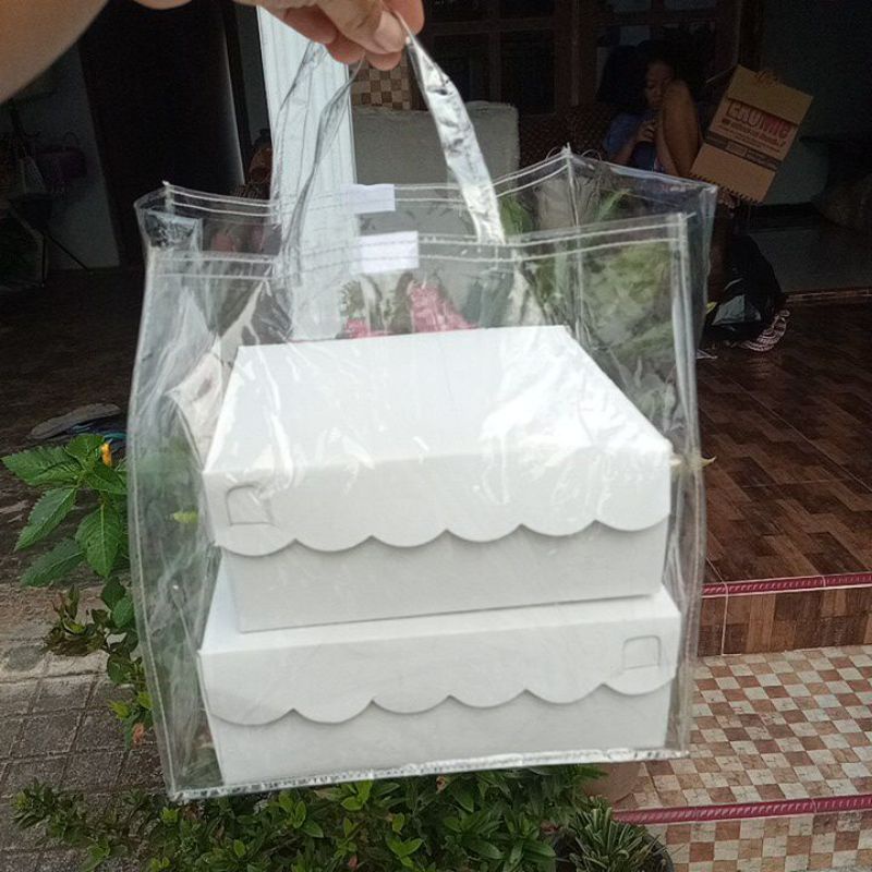 Jual tas pvc mika nasi kotak, tasbesek, tashampers | Shopee Indonesia