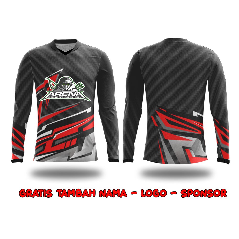 Jual Kaos Baju jersey jersy panahan panah archery full printing custom ...