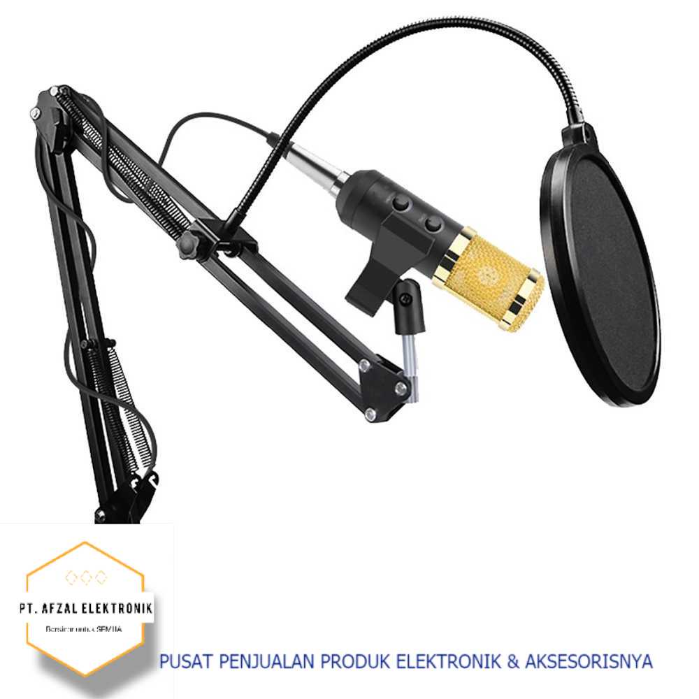 Jual TaffSTUDIO Condenser Microphone Built-in SoundCard BM-900 ...