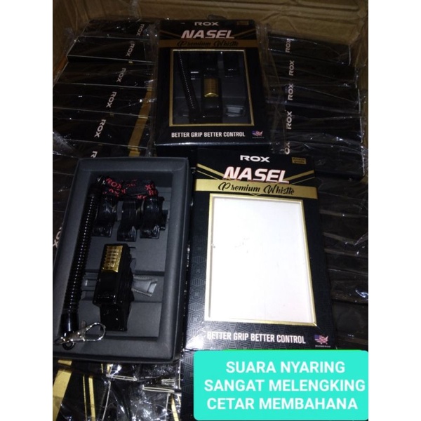 Jual peluit wasit / pluit wasit merk Rox Nasel premium suara sangat ...