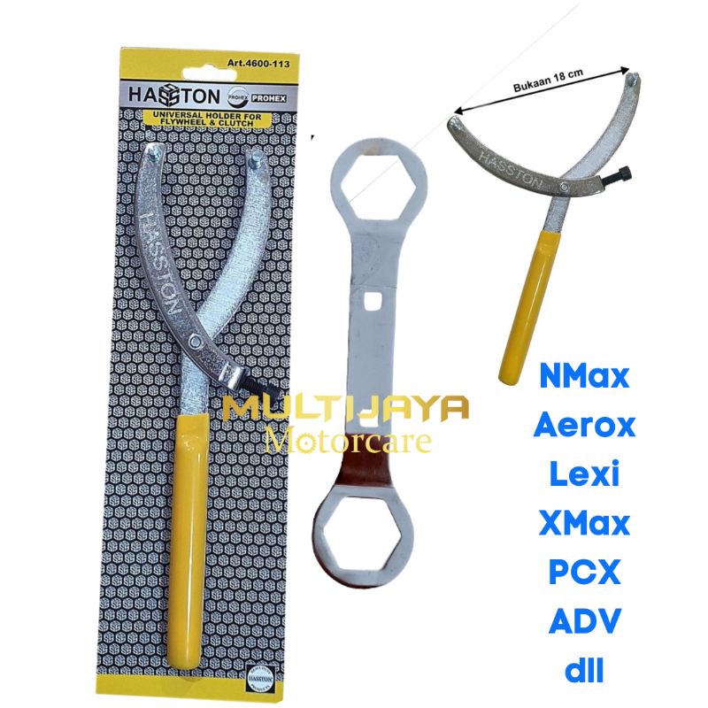 Jual Hasston Paket Kunci Treker CVT NMax Tahanan Kopling Matic Aerox Lexi PCX ADV Xmax + Kunci ...