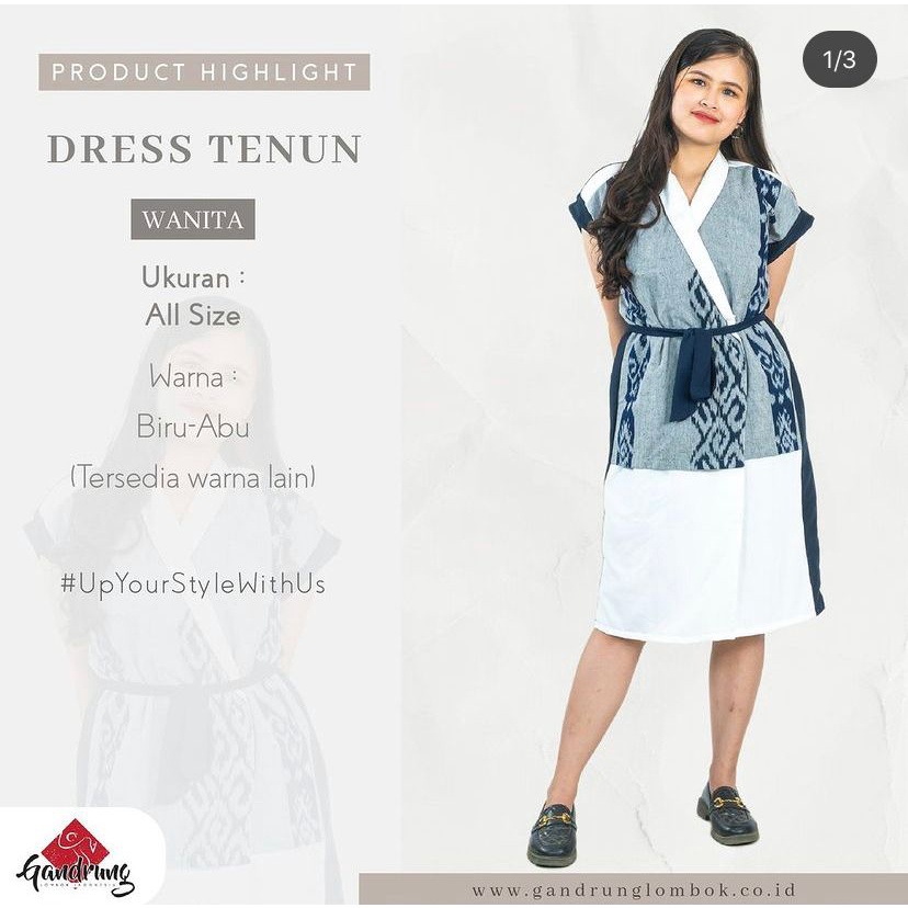 Jual Dress Etnik/ Tenun/ Tenun ikat/ songket lombok/ Tunik all size | Shopee Indonesia