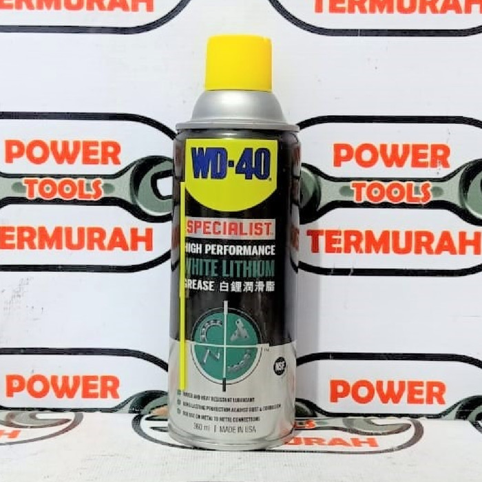 Jual WD 40 WD40 WD-40 White Lithium Grease 360ml | Shopee Indonesia