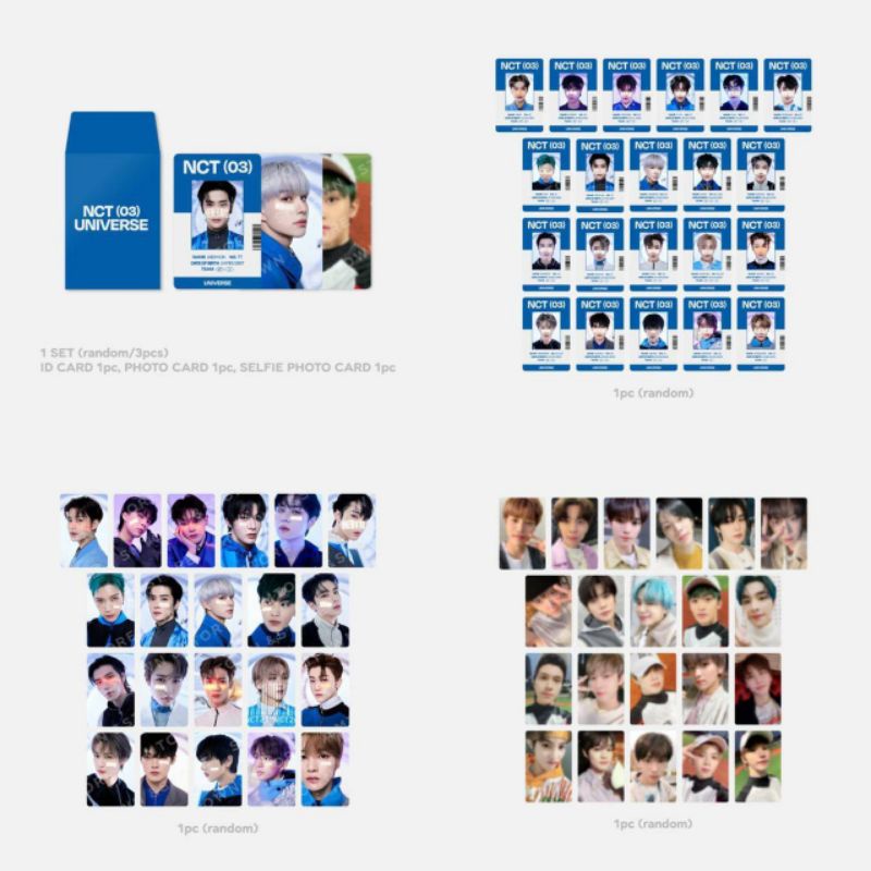 Jual NCT Universe ID Card & Photocard Set Official | Shopee Indonesia