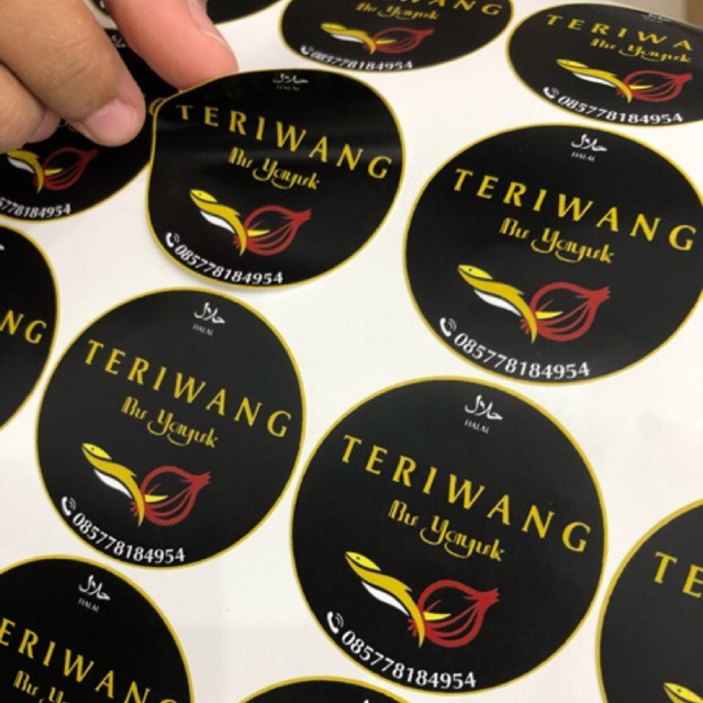 Jual CUSTOM STICKER LABEL, CUTTING STICKER, STICKER LABEL KEMASAN ...