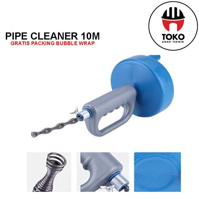 Jual Pembersih Saluran Pipa Mampet Tersumbat - Drain Pipe Cleaner 10 Meter | Shopee Indonesia