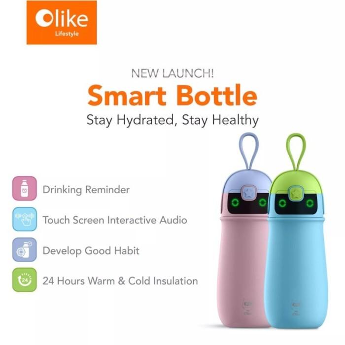 Jual OLIKE SMART BOTTLE WATERPROOF BOTOL MINUM ANAK PINTAR ANTI AIR ...
