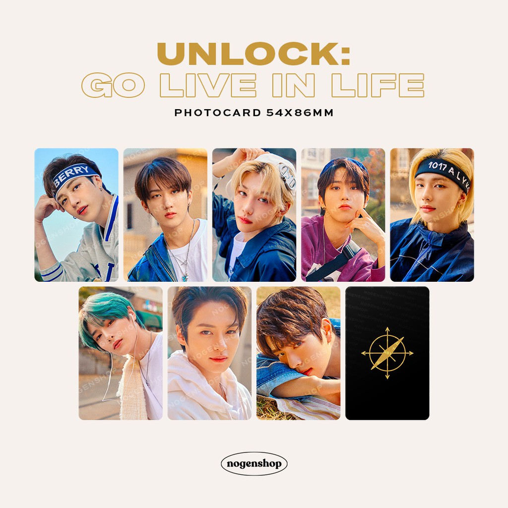 Jual PHOTOCARD SKZ STRAY KIDS UNLOCK: GO LIVE IN LIFE | Shopee Indonesia