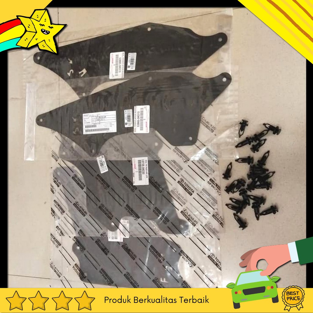 Jual Seal Liner Fender Mobil Toyota Kijang Innova Set Paket Klip Fender ...