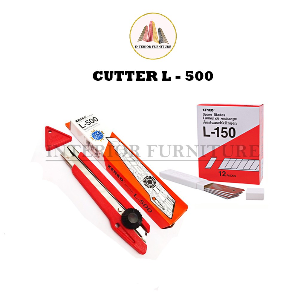Jual CUTTER BESAR RANDOM L 500 / CUTTER BESAR KENKO / REFILL CUTTER L ...