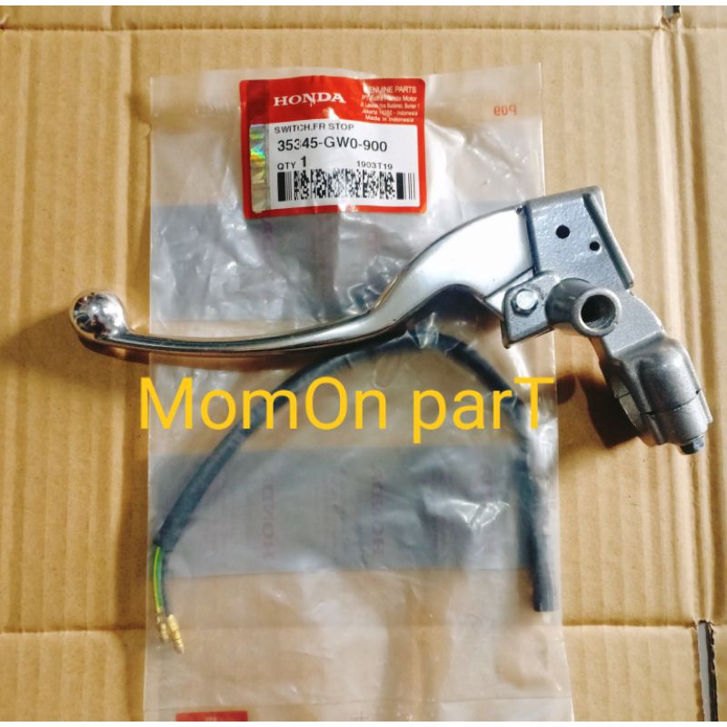 Jual Handle rem kiri Scoopy+dudukan spion+swit rem cocok buat lepas CBS ...