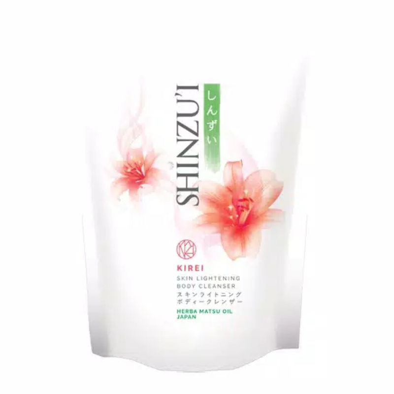 Jual Shinzu'i Skin Lightening Body Cleanser Refill Kirei 400ml | Shopee ...