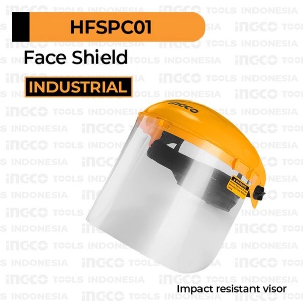 Jual Helm Pelindung Wajah Muka Face Shield INGCO HFSPC01 Safety Mask ...