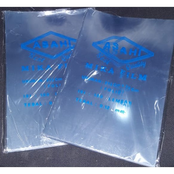 Jual Cover Mika jilid bening ASAHI Tebal 0.12 F4 (1 Pak) | Shopee Indonesia