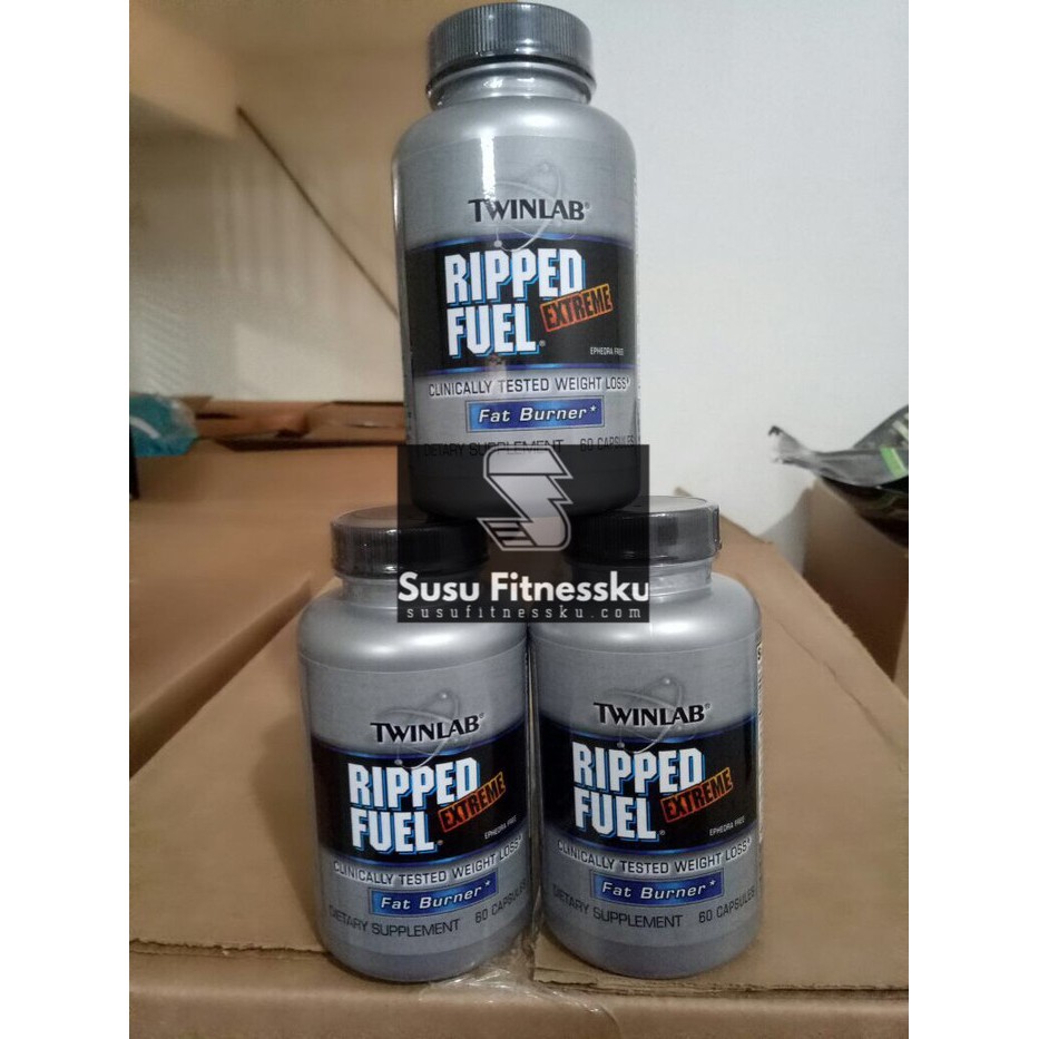 Jual TWINLAB RIPPED FUEL EXTREME 60CAPS PEMBAKAR LEMAK PENURUN BERAT ...