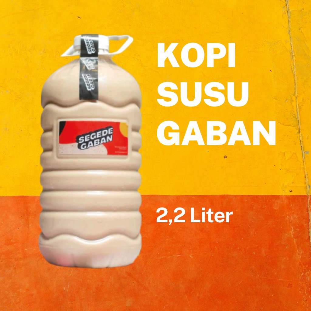 Jual KOPI GABAN - Kopi Susu Gaban dengan Sirup Pandan SEGEDE GABAN ...