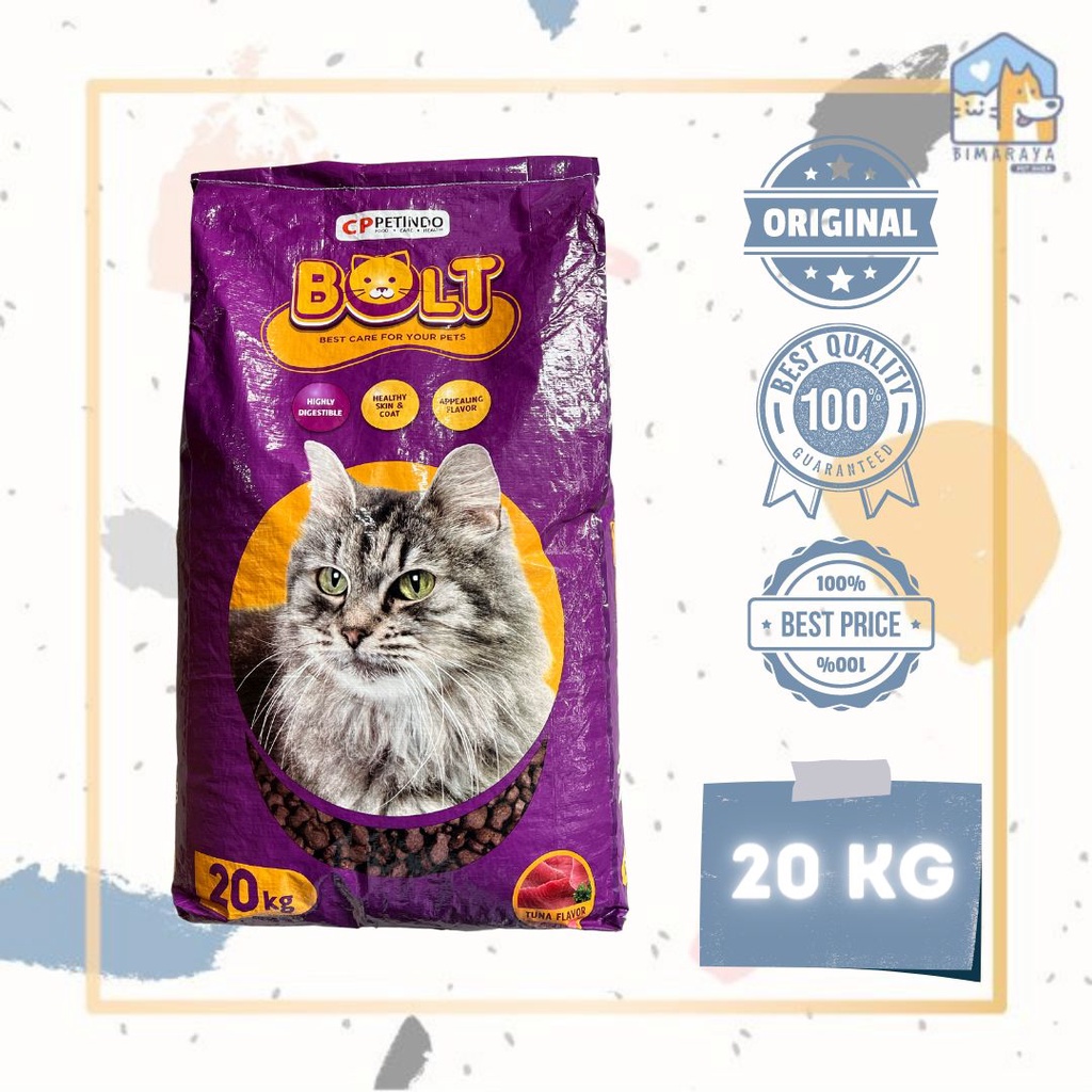 Jual BOLT TUNA CAT FOOD / MAKANAN KUCING 20KG FRESHPACK (KHUSUS GOSEND ...