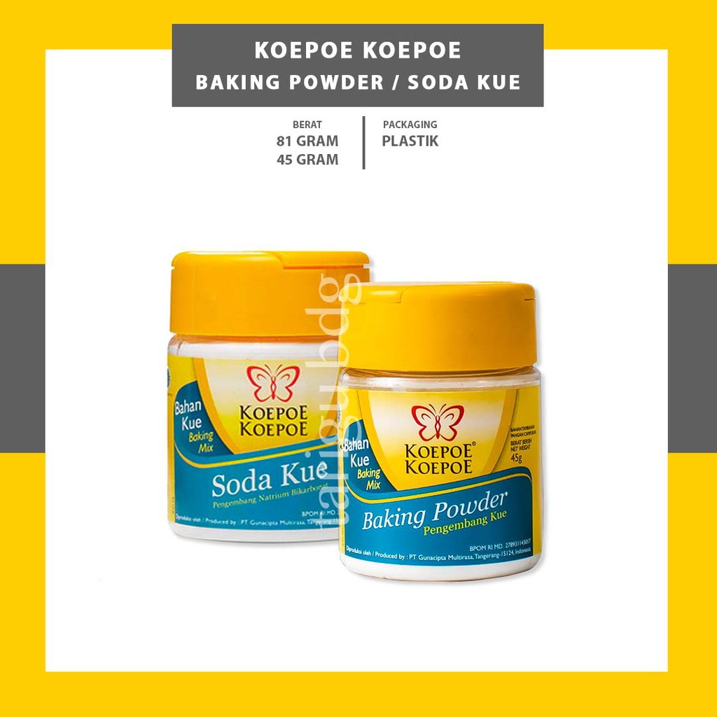 Jual KOEPOE KOEPOE BAKING SODA BAKING POWDER - PENGEMBANG KUE ...