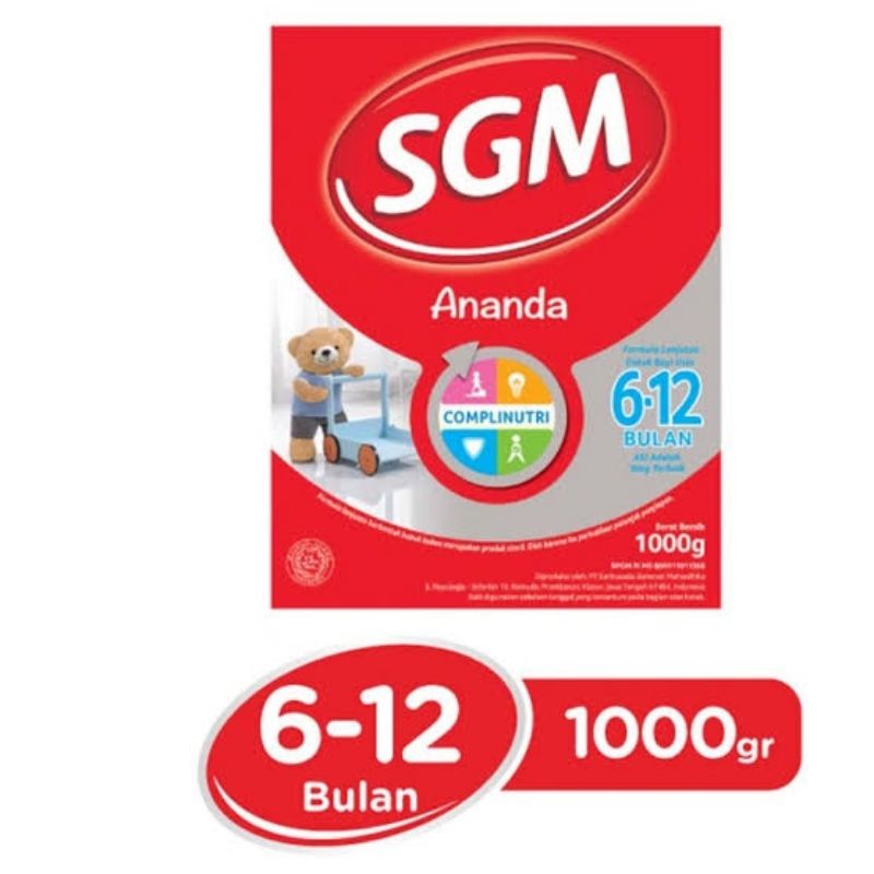 Jual SGM Ananda 2 Susu Formula Bayi 6-12 Bulan 1 kg | Shopee Indonesia