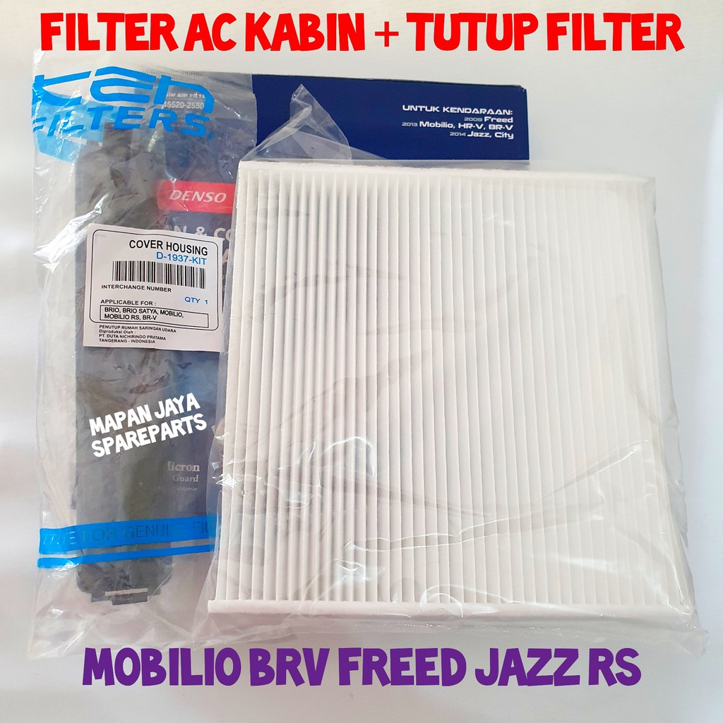 Jual PAKET TUTUP & FILTER AC - BRIO / MOBILIO / JAZZ GK5 / HR-V / JAZZ ...